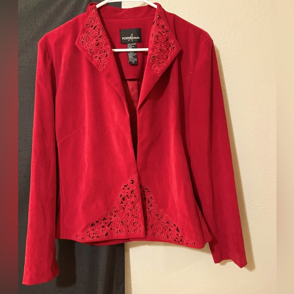 Positive Attitude | Jackets & Coats | Vintage Red Blazer Red Blazer ...